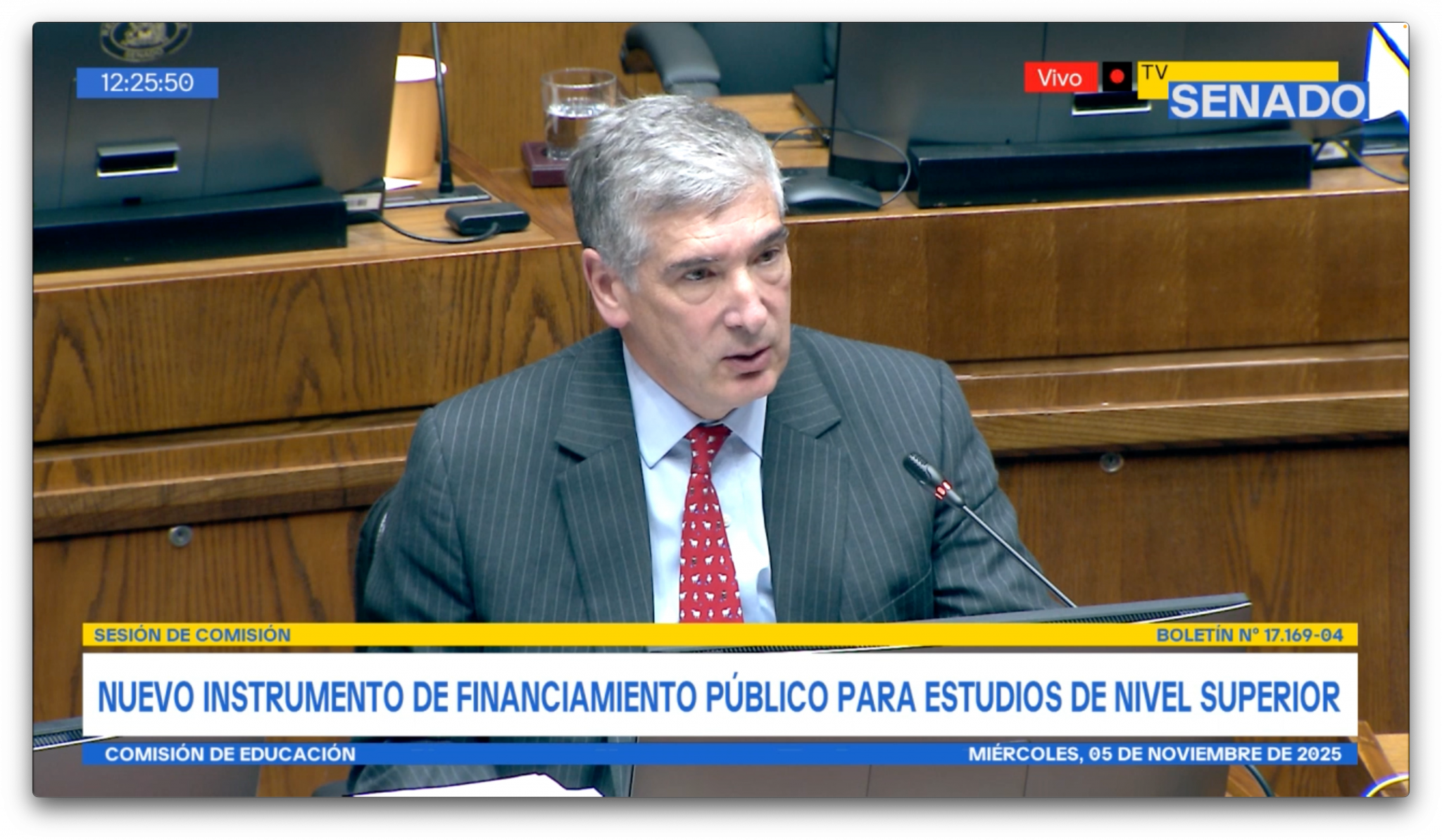 Noticias - Video-Intervención del Rector sobre el FES en la Comisión de ...